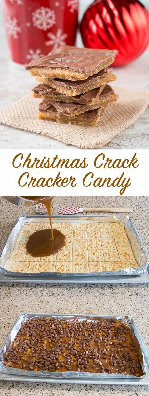 CHRISTMAS CRACK (AKA SALTINE CRACKER TOFFEE) - VARIOUS FOODS
