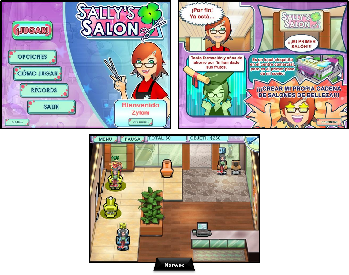 Sally's Salon Deluxe [español] ~ Narwex