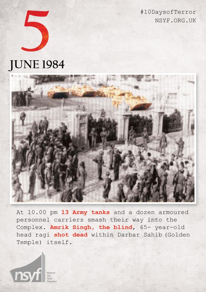 5th June 1984 : r/Sikh