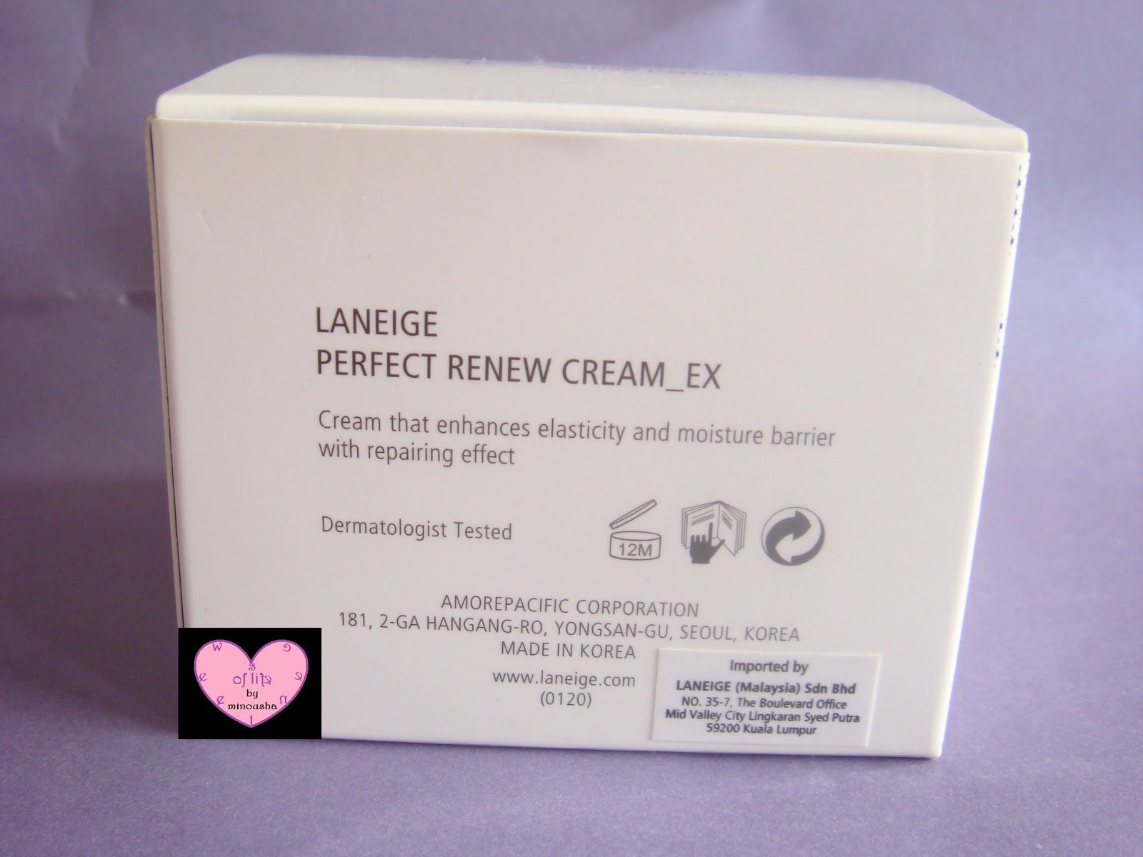 Sweet Scent of Life ^.^: Review: LANEIGE PERFECT RENEW CREAM_EX