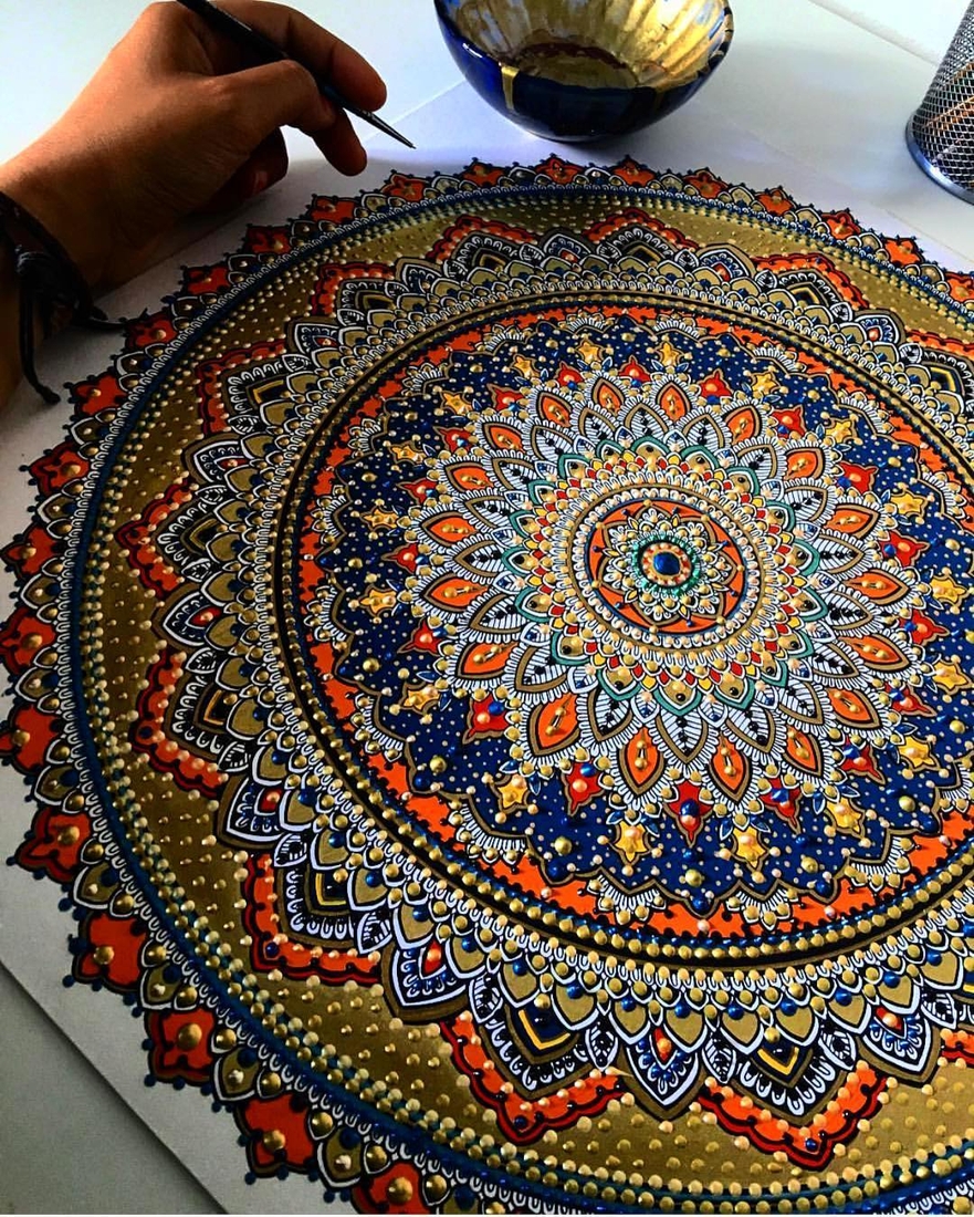 Design Stack: A Blog about Art, Design and Architecture: Mandala Drawn ...