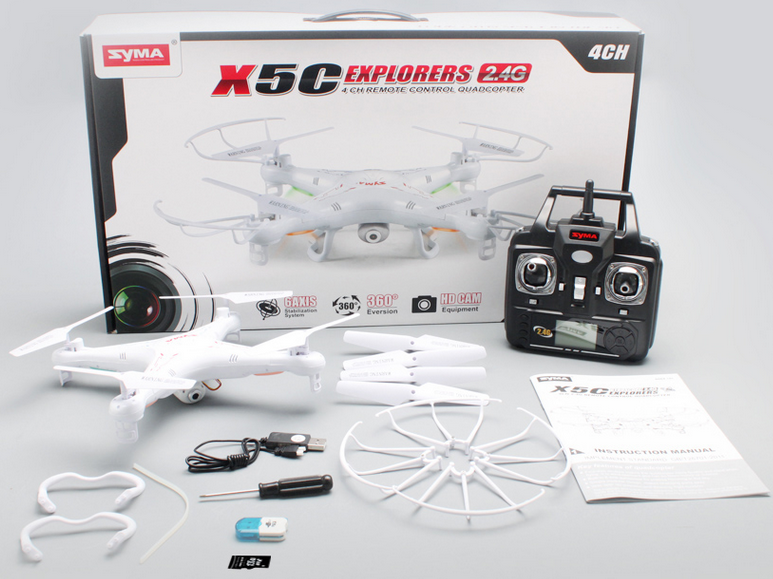รีวิว SYMA X5C X5C-1 Quadcopter: รีวิว SYMA X5C Explorers 2.4G 6 Axis ...