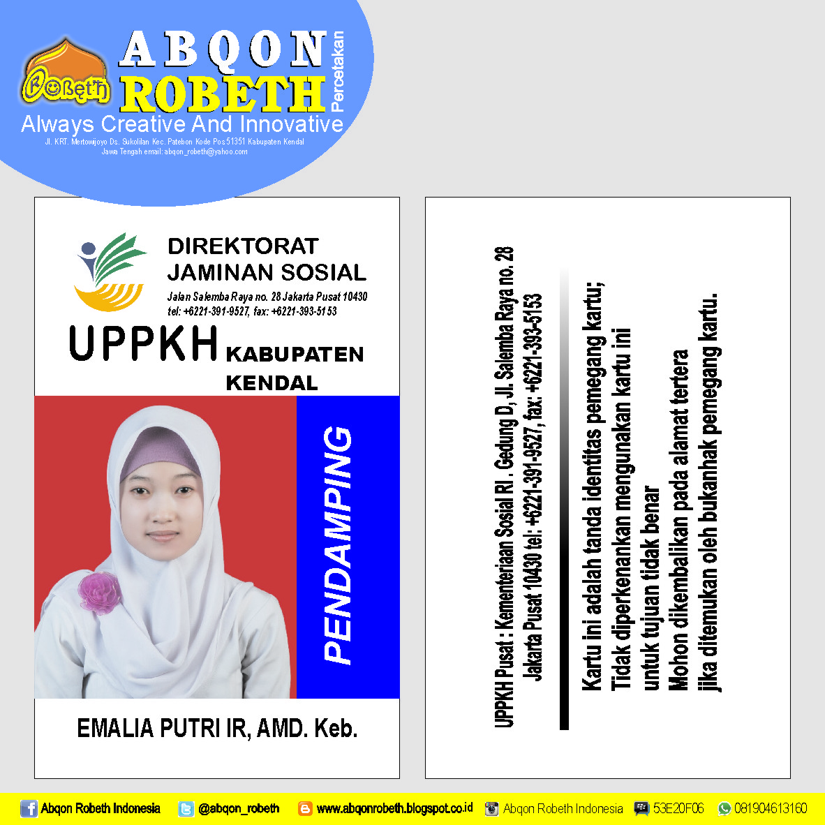 Abqon Robeth: Id Card