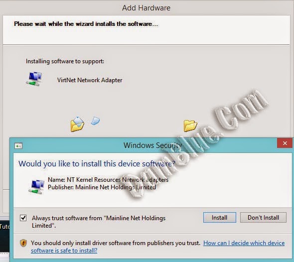 Cara Memasang GWarnet di PC / Laptop Menggunakan VirtNet di Windows XP ...