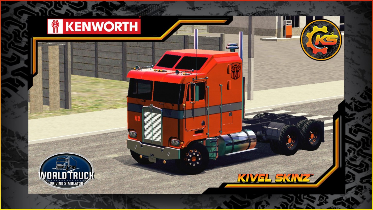 Skins World Truck Driving - Skins Kenworth K100 - Transformers Optimus ...