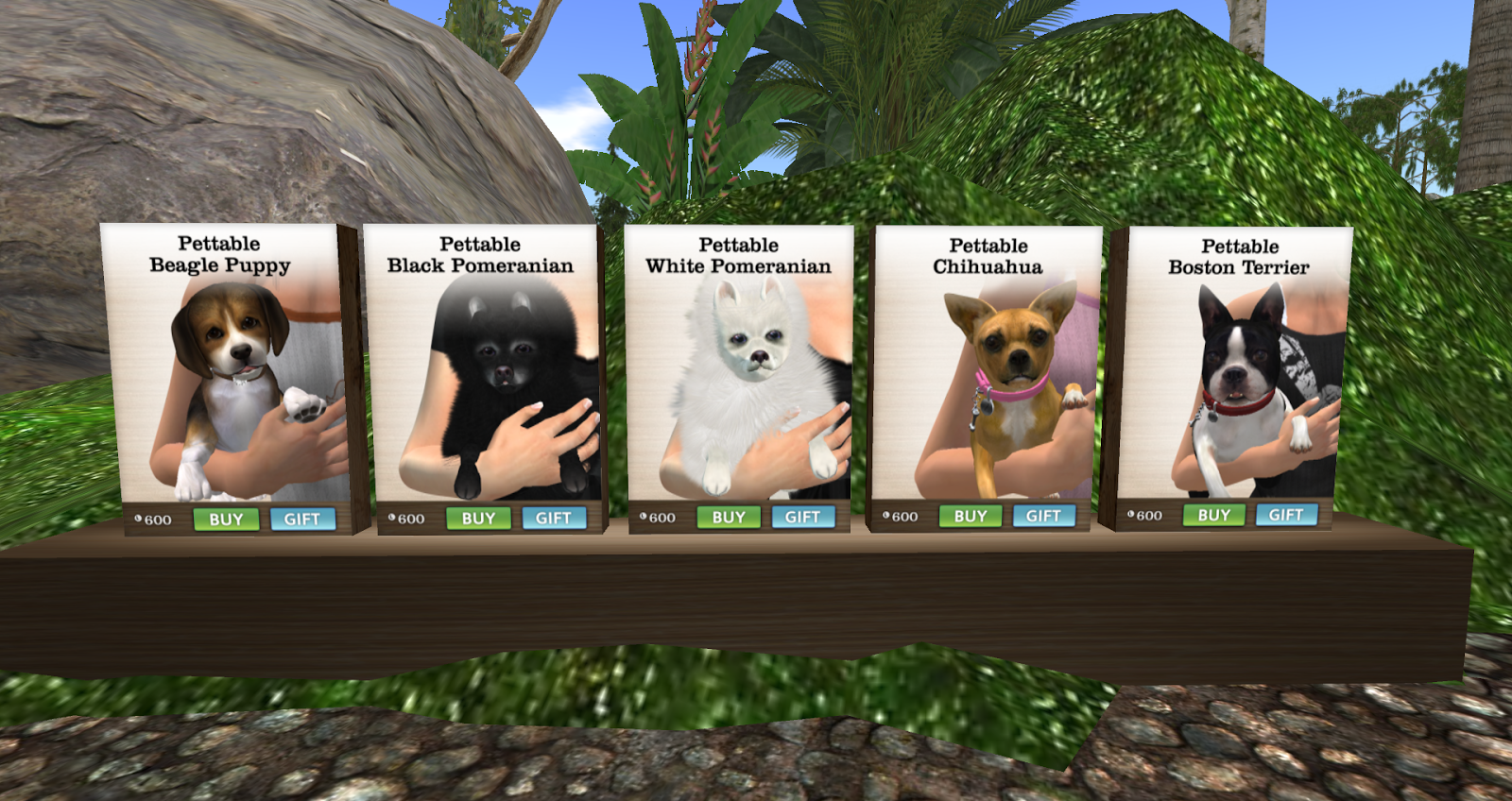 Ma vie sur Second life: Zooby's - Best in pets and All Animals