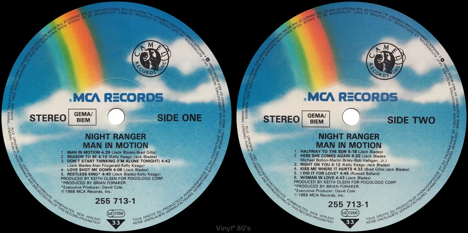 1988 Man In Motion - Night Ranger - Rockronología