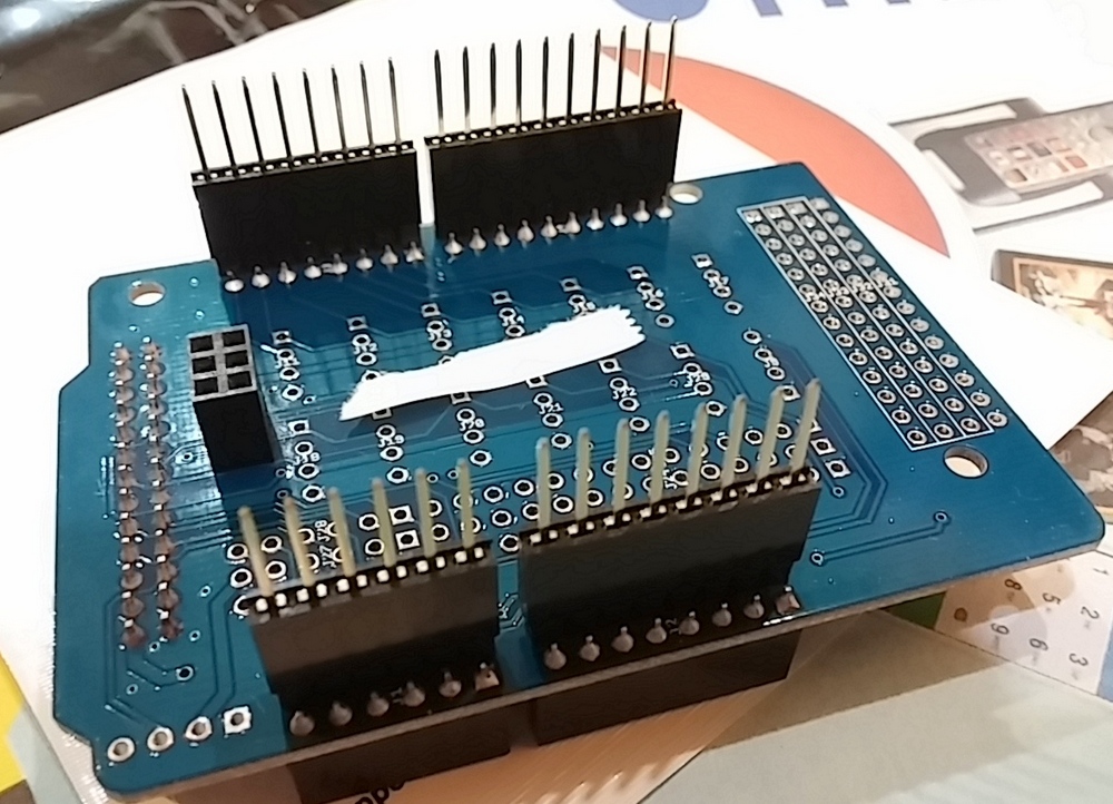 Robot Era Arduino Motor Shield Soldering Stackable Headers