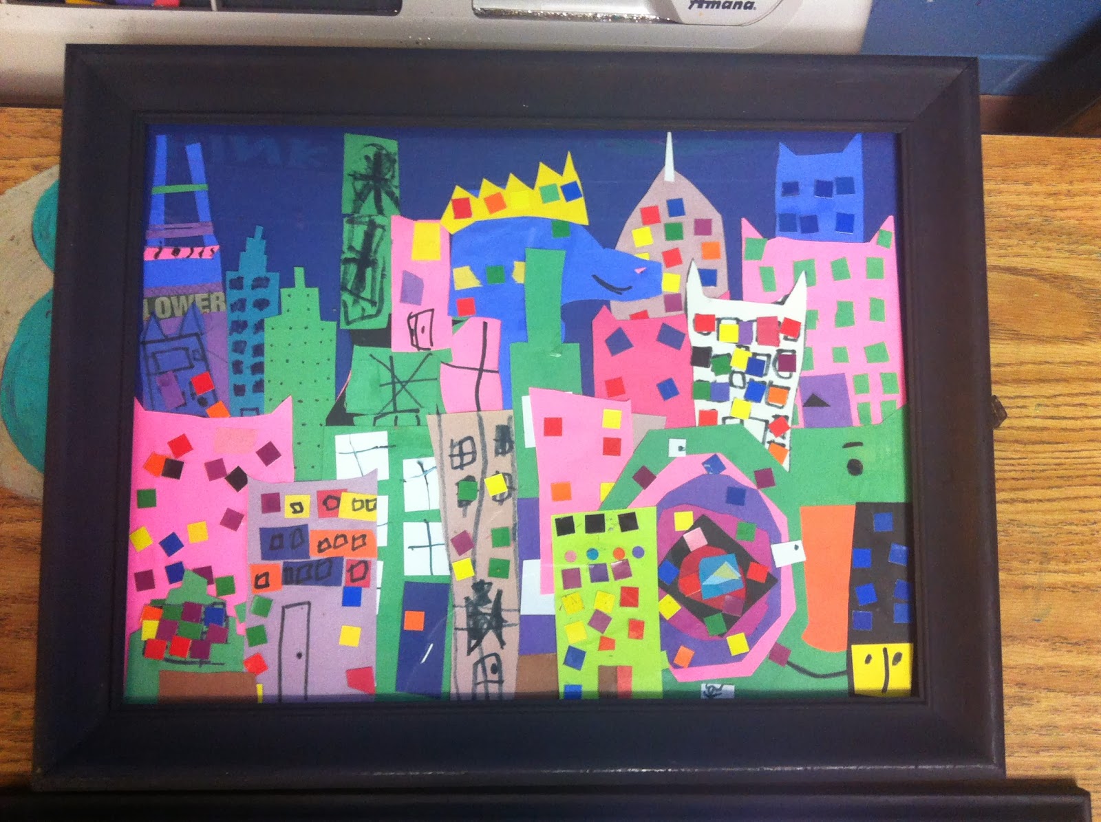 ChumleyScobey Art Room: Collaborative Cityscape Collage by 2nd Grade ...