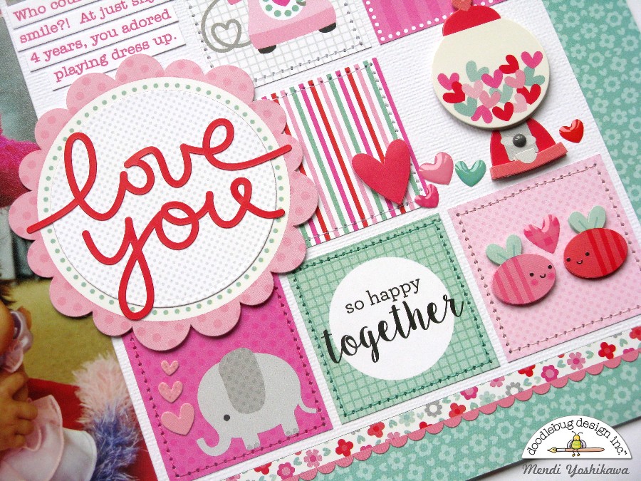 Doodlebug Design Inc Blog: Sweet Things Collection: Love You Layout by ...