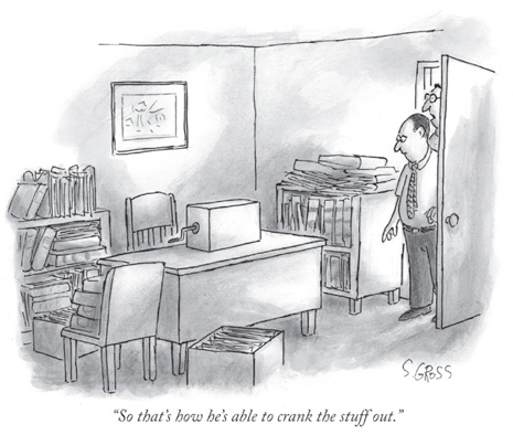 OFF THE WALL...: New Yorker Cartoons on Getting Things Done
