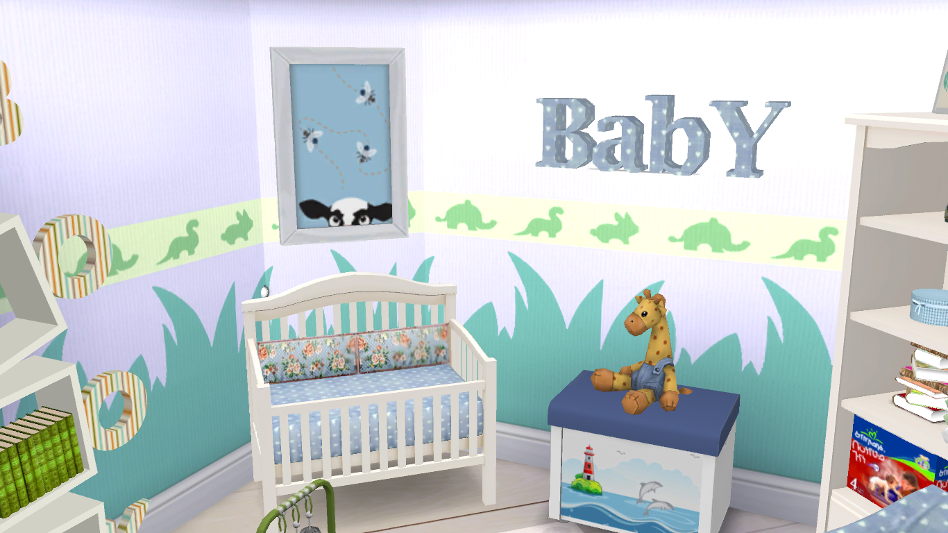 The Sims 4 - Quarto do bebê - Room Build - (Baby BOY Nursery) ~ REECEBLOGS