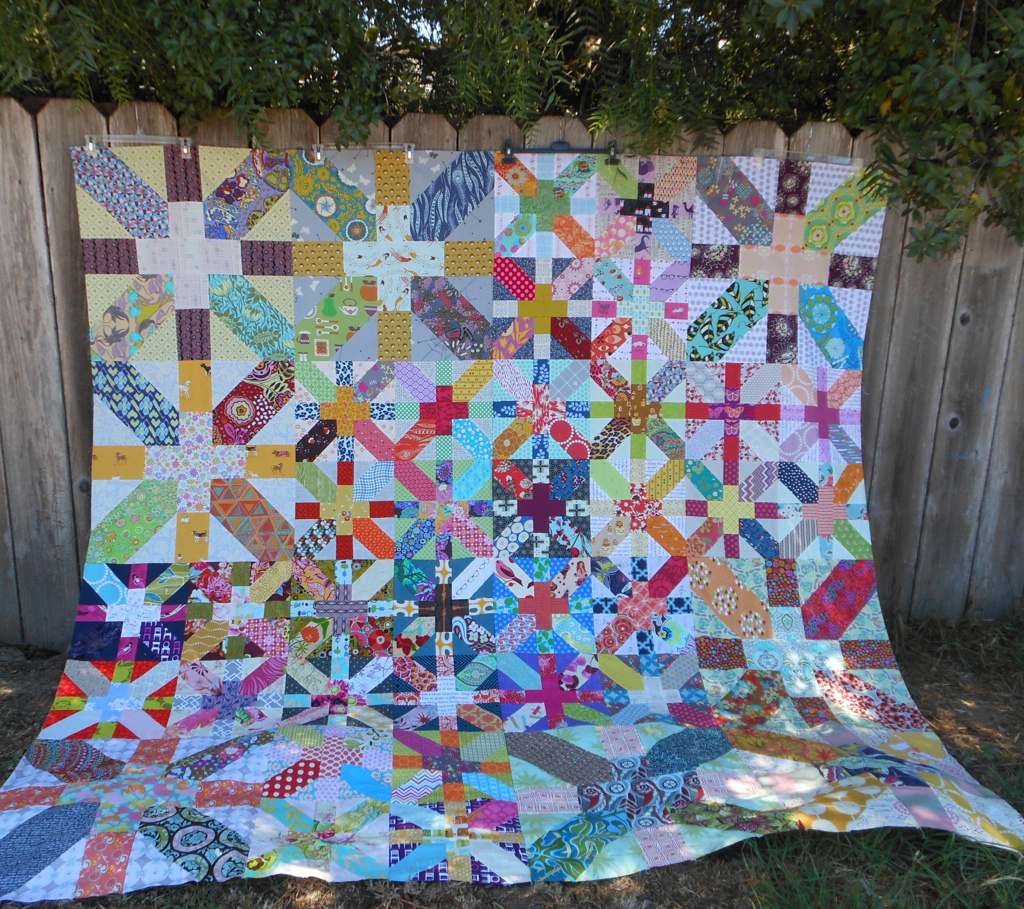 she can quilt: Karen's Giant x and + Block - a 2013 FAL Tutorial