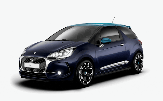 DS 3 Restylée (2016 à 2018) - Couleurs et code peinture