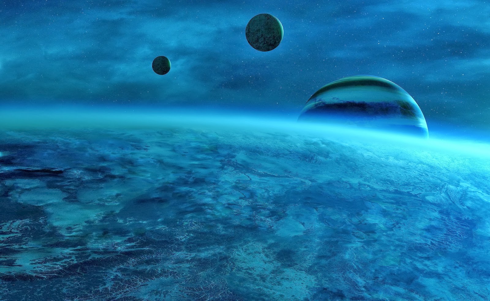 fondoshdymas.blogspot.com: fondo del espacio azul