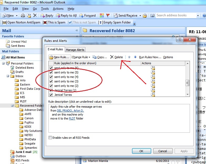 Fixing Duplicate Incoming E Mail Messages In Outlook 2003 ~ Fix And Tips