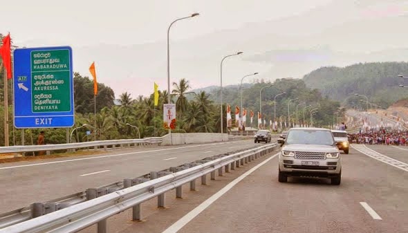 sri lankan hot pic: Southern Highway Galle-Mathara part opened by ...