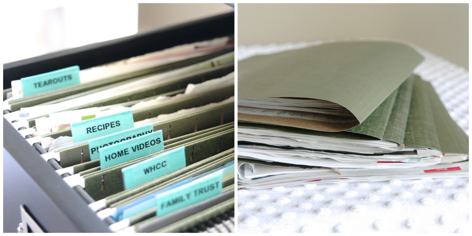 Organized "Recipes To Try" - Simply Organized