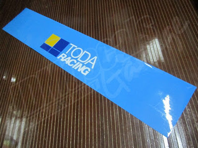 JDMdecals Garage: WD-003 Toda Racing Windshield Decal