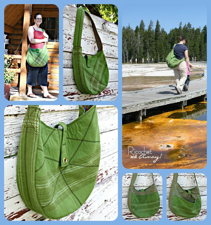 Ricochet and Away!: Easy Shoulder Bag with Gusset
