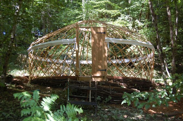 The (d)evolutionary: How to make a yurt platform - Alex's fairly ...