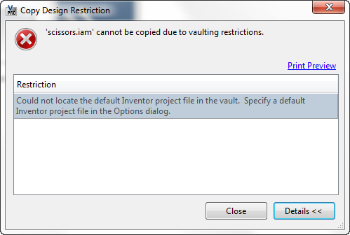 Inventor Tales: Setting Default Project in Autodesk Vault 2012