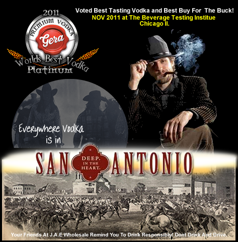 geravodkahouston: Premium Gera The Worlds Best Vodka now in San Antonio
