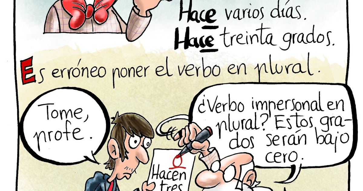 Verbo "hacer" en forma impersonal