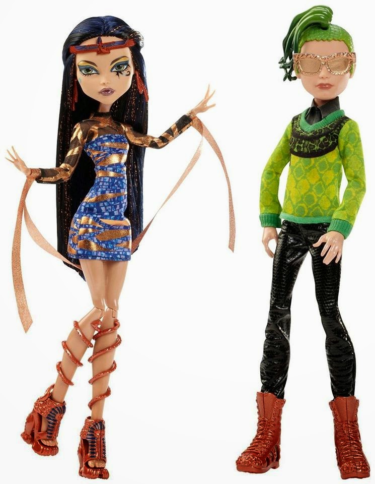 monster high: El pack de Cleo y Deuce y Nefera Boo York!!!
