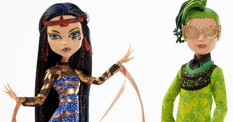 monster high: El pack de Cleo y Deuce y Nefera Boo York!!!