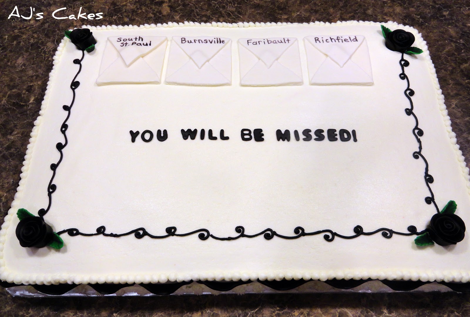 AJ's Cakes: Post Office Cake