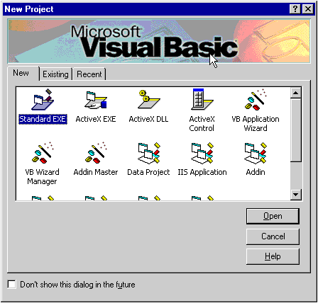 Belajar Program VB: Getting Started with Visual Basic 6.0