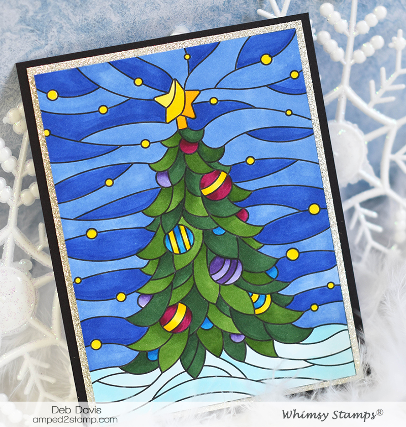 Stained Glass Christmas Tree MERRY CHRISTMAS Everyone! - NewAmped2Stamp Stained Glass Christmas Tree MERRY CHRISTMAS Everyone! - NewAmped2Stamp