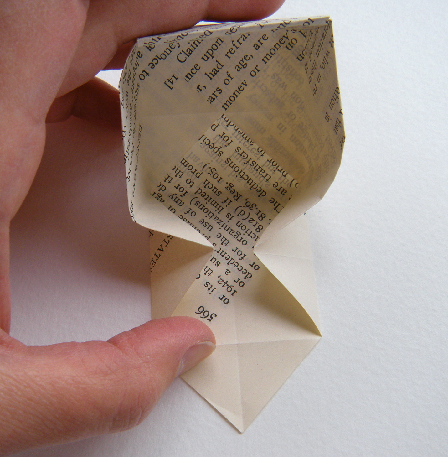 art in red wagons: DIY folded box