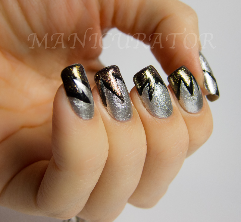 31DC: Day 30 - Inspired by a tutorial (Explosion nail art by Nailside ...