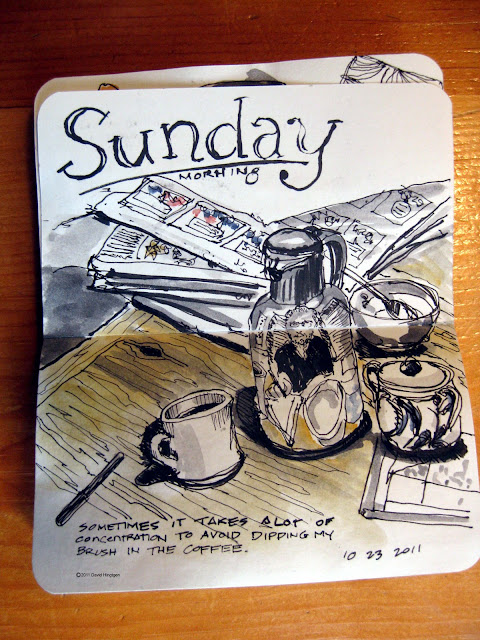 David Hingtgen Urban Sketcher: Sunday Morning
