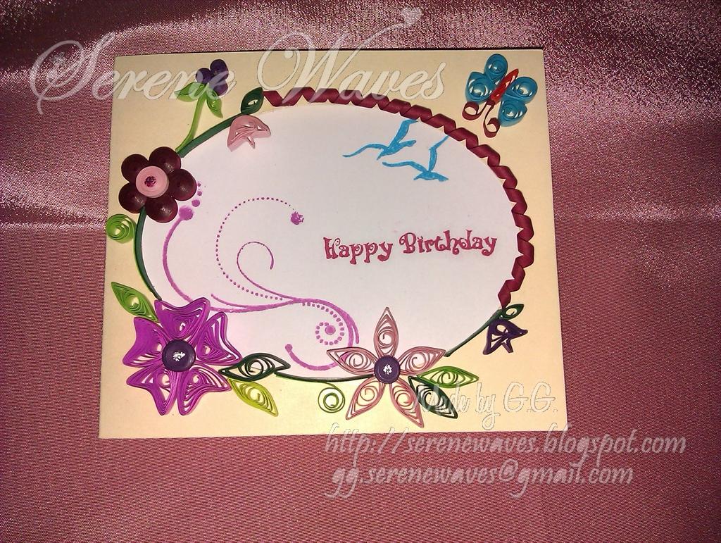 Serene Waves: Small Photo-Frame greeting cards