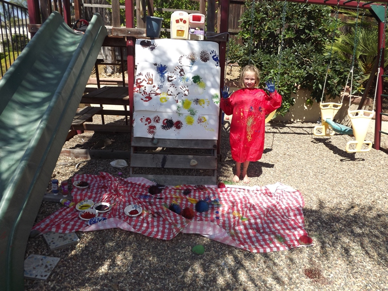 Recovering Working Mom: Monster Paint Party