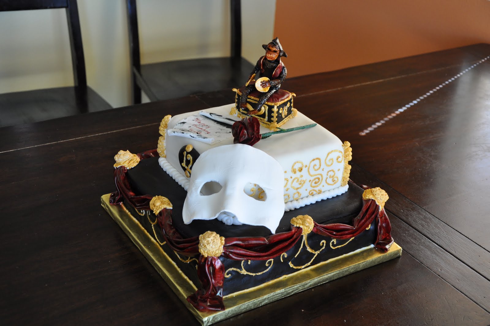 Adair Weddings: Phantom of the Opera Cake