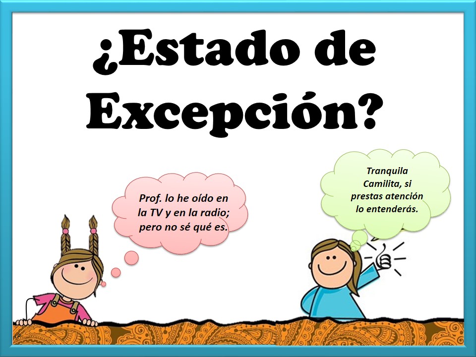 Formación Permanente: Estado de Excepción.Nociones básicas para ser ...