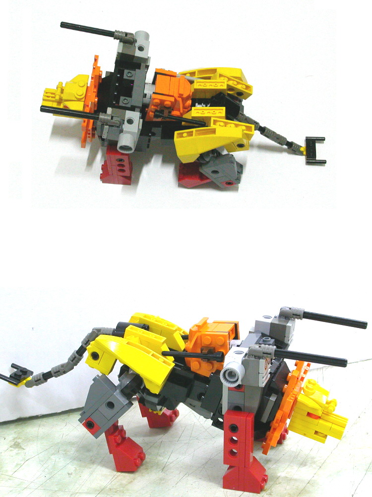 Alanyuppie's LEGO Transformers: LEGO Predaking Instruction Part 5 ...