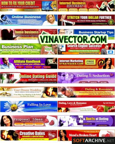 Yeudesign: Instant Header Pack Templates PSD