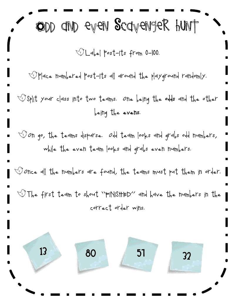 The Go To Teacher: Odd and Even Patterning and Exploration