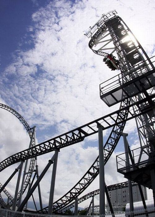 Takabisha, the World's Steepest Roller Coaster in Japan