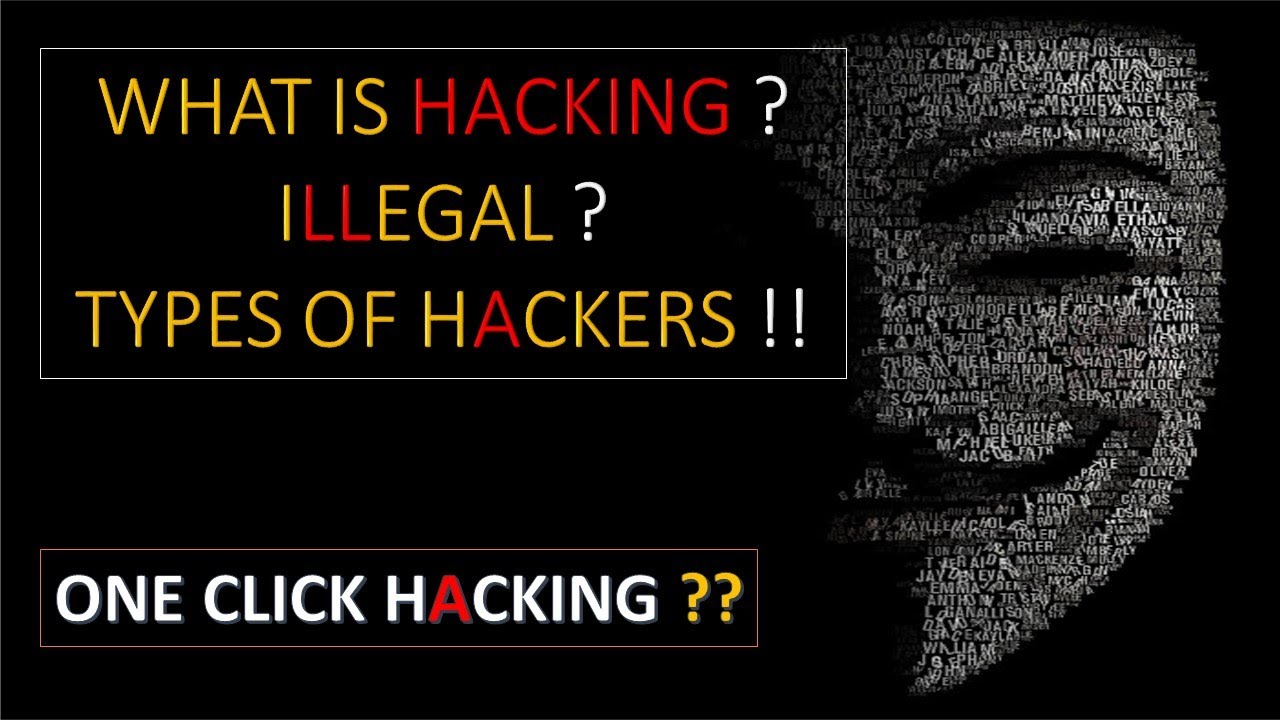 Cyber Security : What is Hacking? Introduction & Types