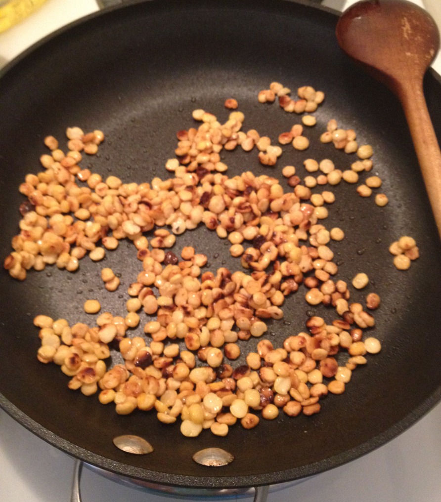 Double Trouble Kitchen Edition: Crunchy Split Pea Bites