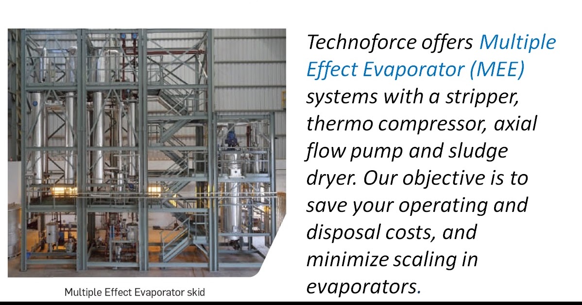 Multiple Effect Evaporator MEE | Technoforce