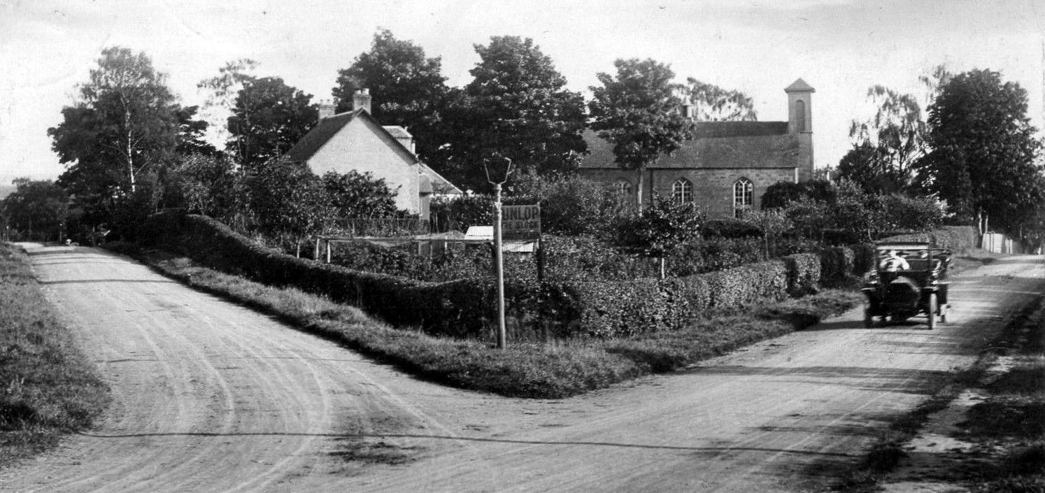 Tour Scotland: Old Photograph Murthly Road Stanley Perthshire Scotland