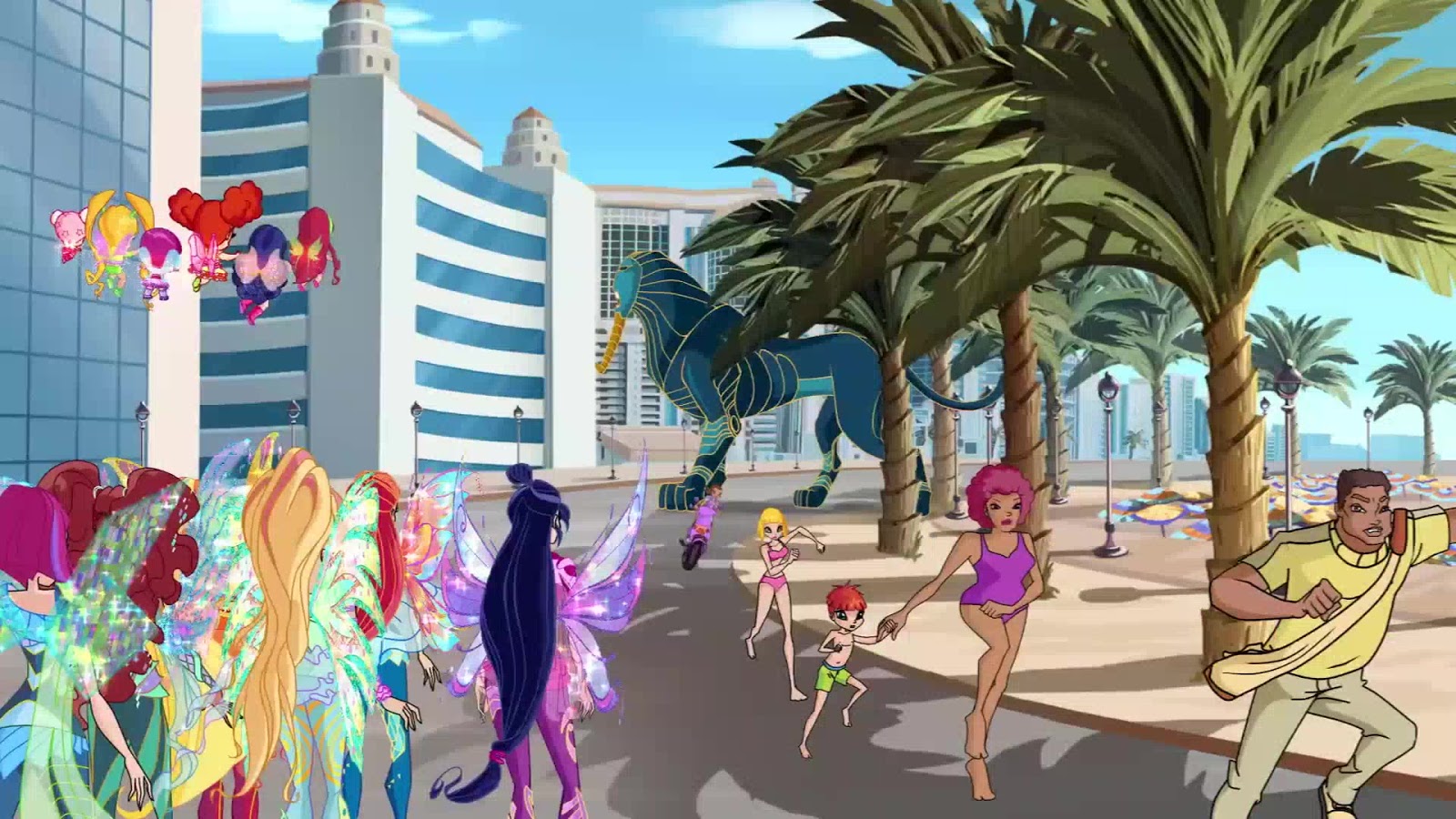 Resumen e imágenes Winx Club episodio 8 "Attack of the Sphinx" 6º ...