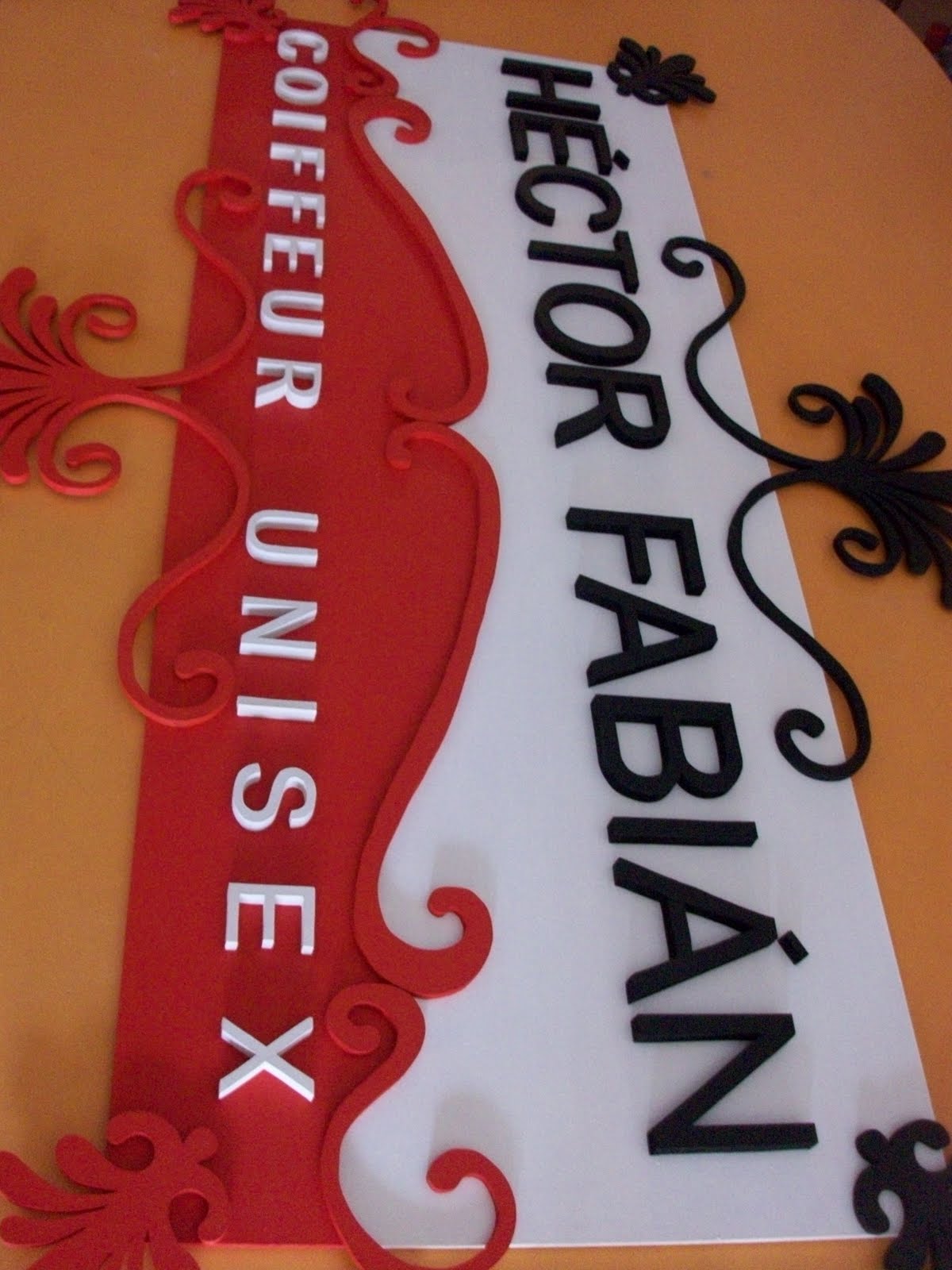 generacion teens artesanias: cartel (realizado con fibrofacil)